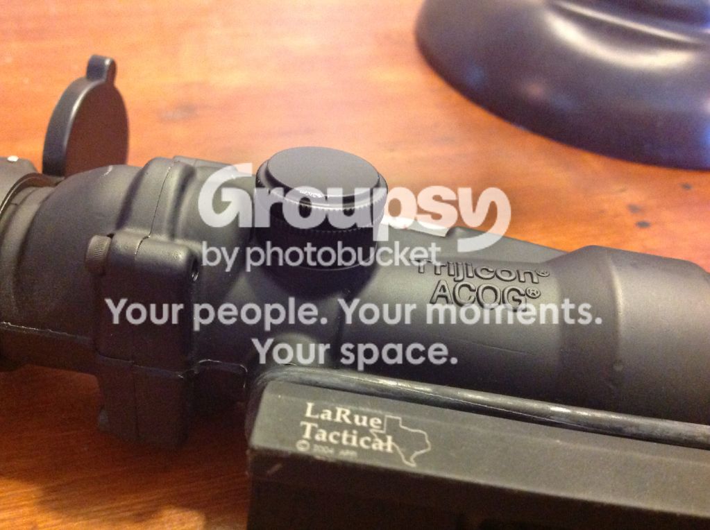 $$ DROP- Trijicon ACOG TA31H - Red Horseshoe w/ extras - LaRue Mount ...